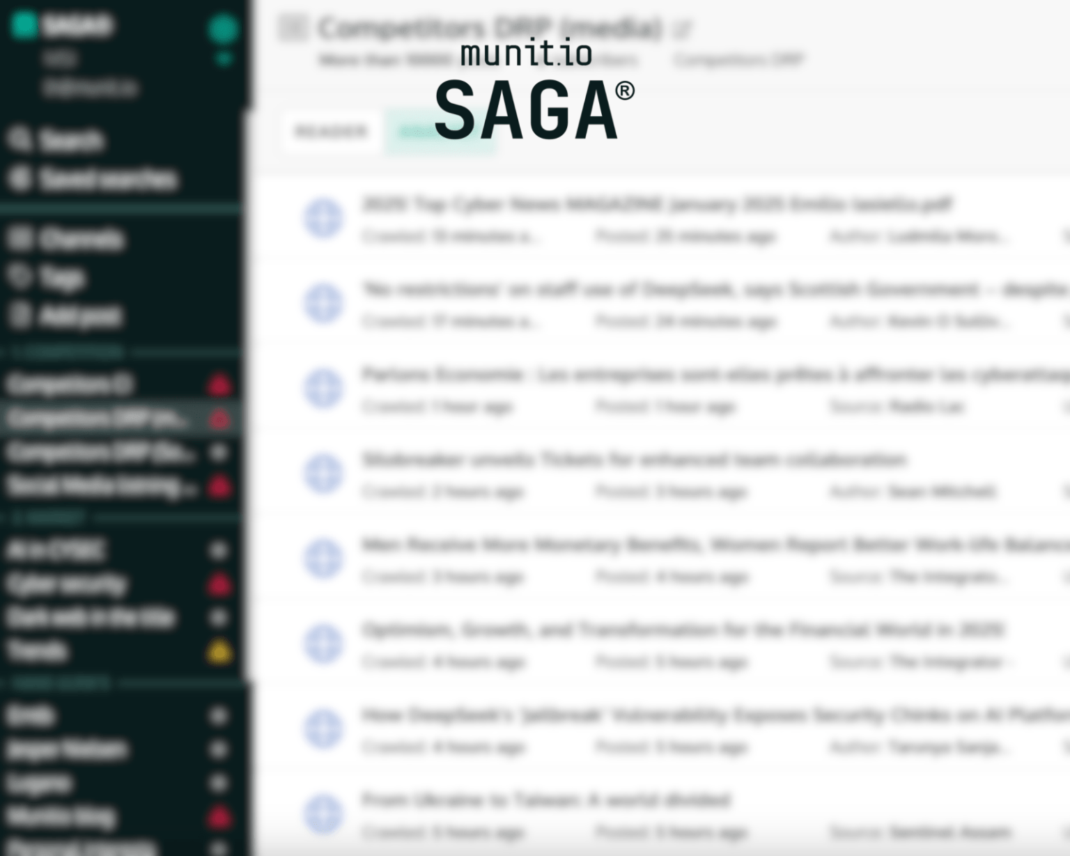 Stealer logs & Data leaks: SAGA’s New Game-Changing Data Module! - Munitio